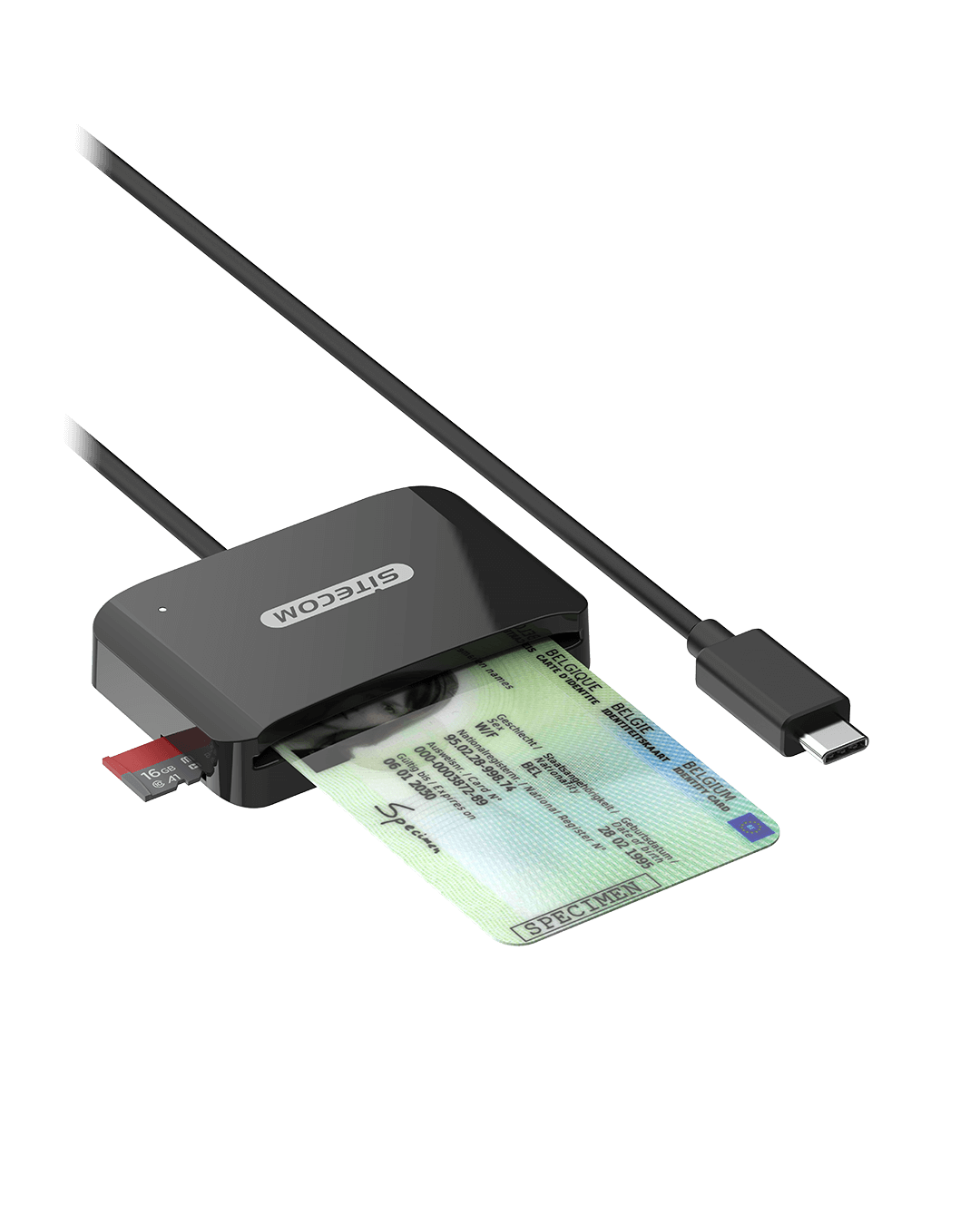 Sitecom USB-C ID Card Reader