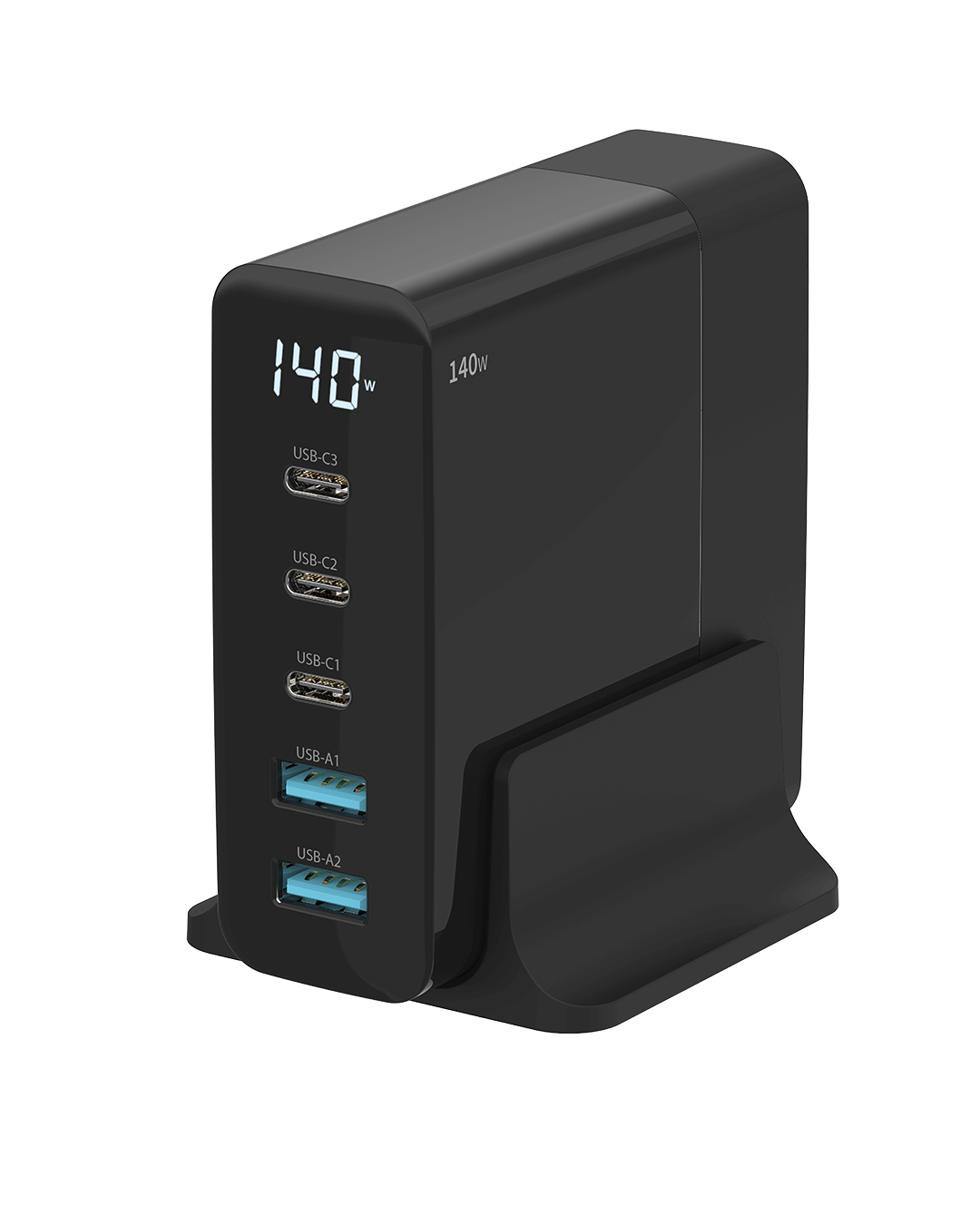 Sitecom 140W GaN Power Delivery Desktop Charger with LED display