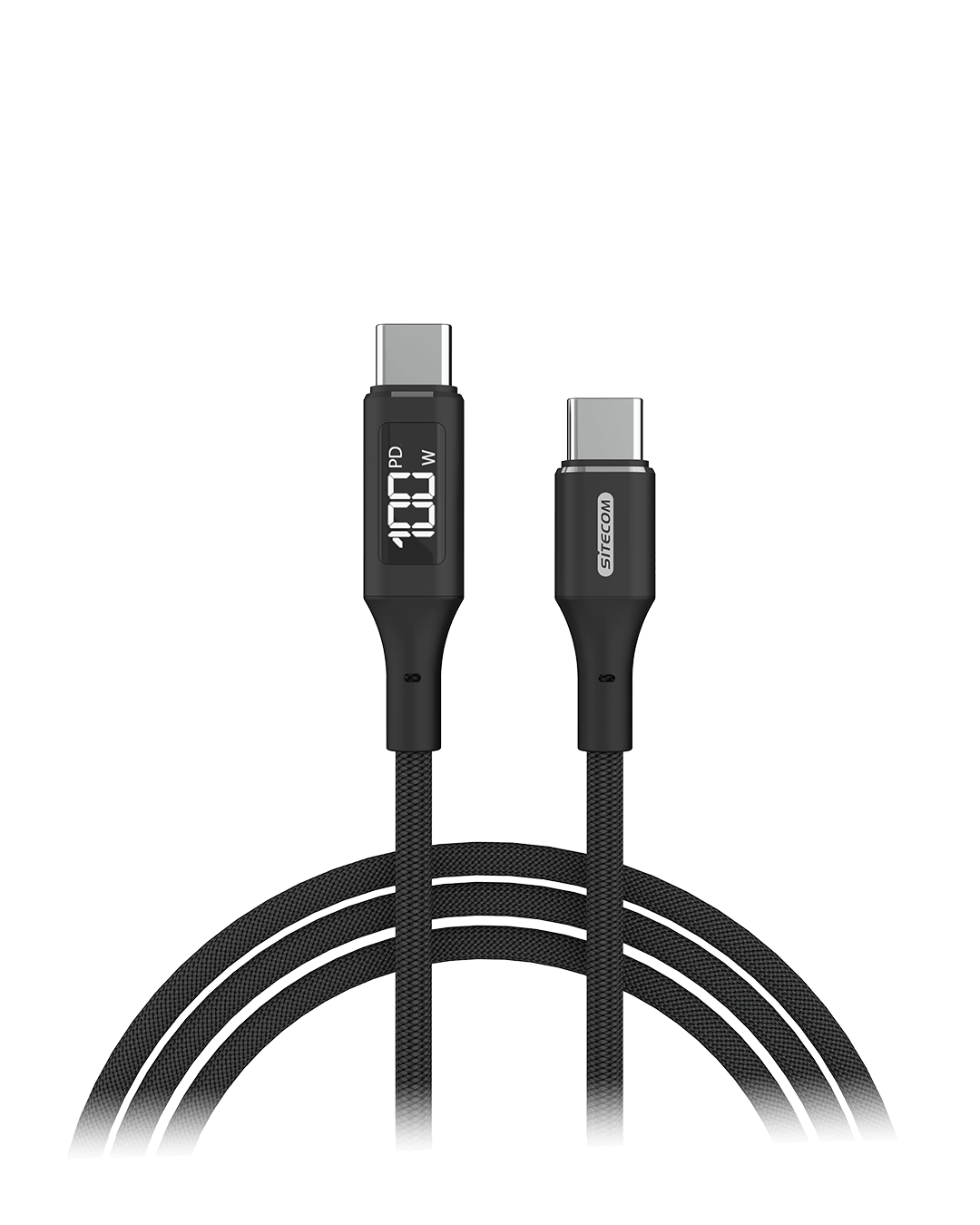 Sitecom USB-C to USB-C Power Cable with LED display